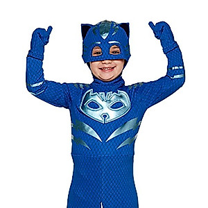 Spirit Halloween Toddler Catboy PJ Masks Costume | Officially Licensed Blue