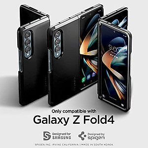 Spigen Tough Armor [Hinge Protection] Designed for Galaxy Z Fold 4 Case (2022) - Black