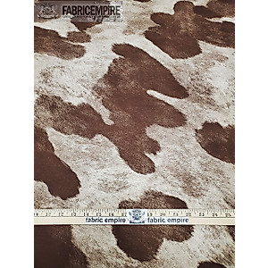 Vinyl Upholstery Embossed Texture Fabric Horse Fake Leather / 54" Wide/Sold by The Yard (Brown)