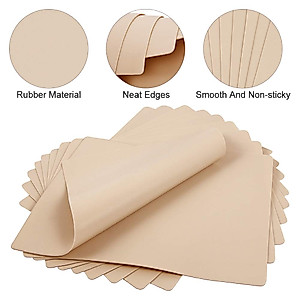 Blank Tattoo Practice Skins - Autdor 10Pcs Tattoo Skin Practice Double Sides 8x6" Fake Skin Tattooing and Microblading Eyebrow Practice Skin for Tattoo Supplies,Beginners and Experienced Artists