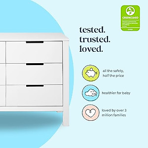 Carter's by DaVinci Colby 6-Drawer Dresser in White