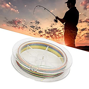 Fishing Line, High Strength PE Fishing Wire Strong Water Cutting Standard Line Diameter Long Service Life Soft for Fishing(1.2)