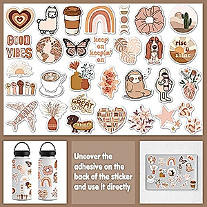 ANERZA Beige Wall Collage Kit Aesthetic Pictures, Boho Room Decor for Bedroom Aesthetic, Posters for Room Aesthetic, Cute Photo Wall Decorations for Teen Girls, Dorm Trendy Wall Art