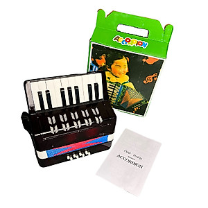SIPSOCE Accordion 17 Keys 8 Bass, Keyboard Instrument,Convenient to Carry, Suitable for Outdoor Concerts，For Beginners to Use