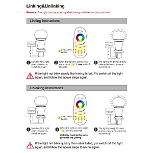 LGIDTECH FUT096 Mi.Light RGBW 4-Zone 2.4GHz RF Remote Full Touch LED Controller(Battery Excluded),Used for Miboxer RGB RGBW LED Strip Lights Controller Receiver Box FUT037 FUT038(Excluded)