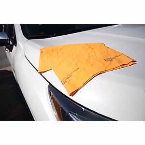 The Original Quality German Shammy Wholesaler since 1983, 6 MIDNIGHT BLACK XL 20x28 inch, Authentic 260 Gram Chamois Cloths, Super Absorbent Chamois Towels for car, pet, kitchen, BONUS KITCHEN SHAMMY!