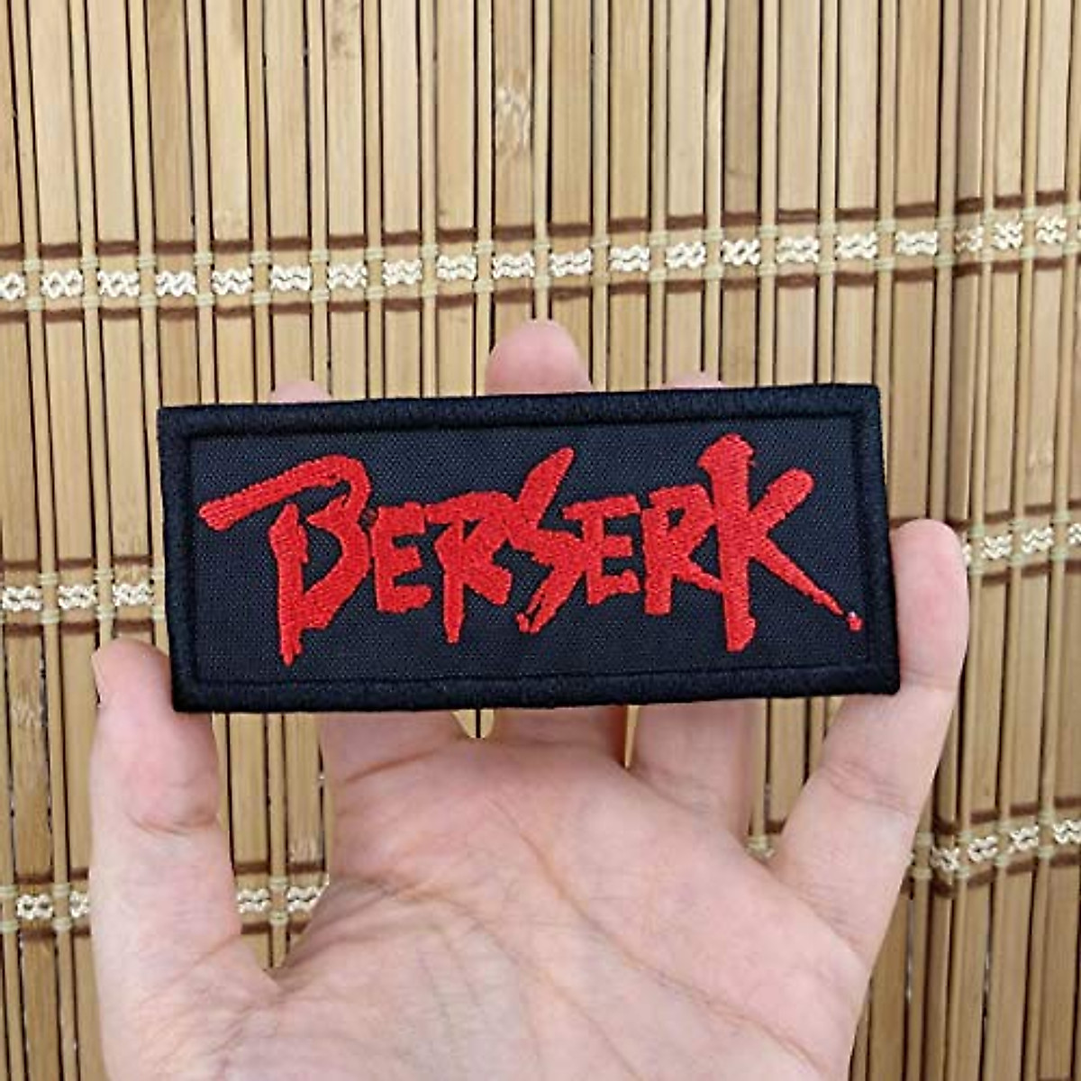 Berserk embroidery iron on sew on Hook & Loop patch