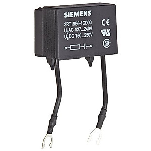 Siemens 3RT19 56-1CD00 Surge Suppressor, RC Element, S6 - S12 Size, 127-240VAC Rated Control Supply Voltage