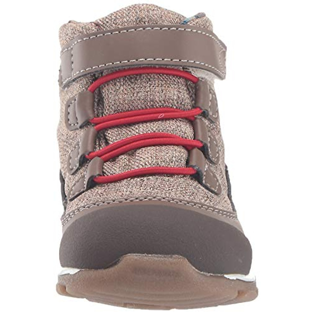 See Kai Run Boys' Sam II Waterproof Hiking Boot, Brown/Red, 6 M US Toddler