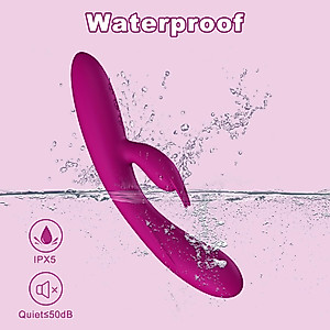 Adult Sex Toys Vibrator Silicone Dildo - C & G Spot Vibrator with 10 Vibrations and One-Click Enhanced Mode, SeYouYou Female Sex Toy with Powerful Dual Motors, Rabbit Vibrators Adult Toys for Woman