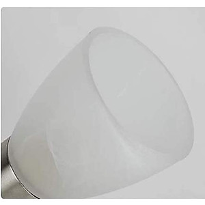 DLLT Alabaster Glass Lamp Shade Replacement with 1-5/8-inch Fitter Opening for Ceiling Light Kit Wall Sconce Pendant Light Fixture