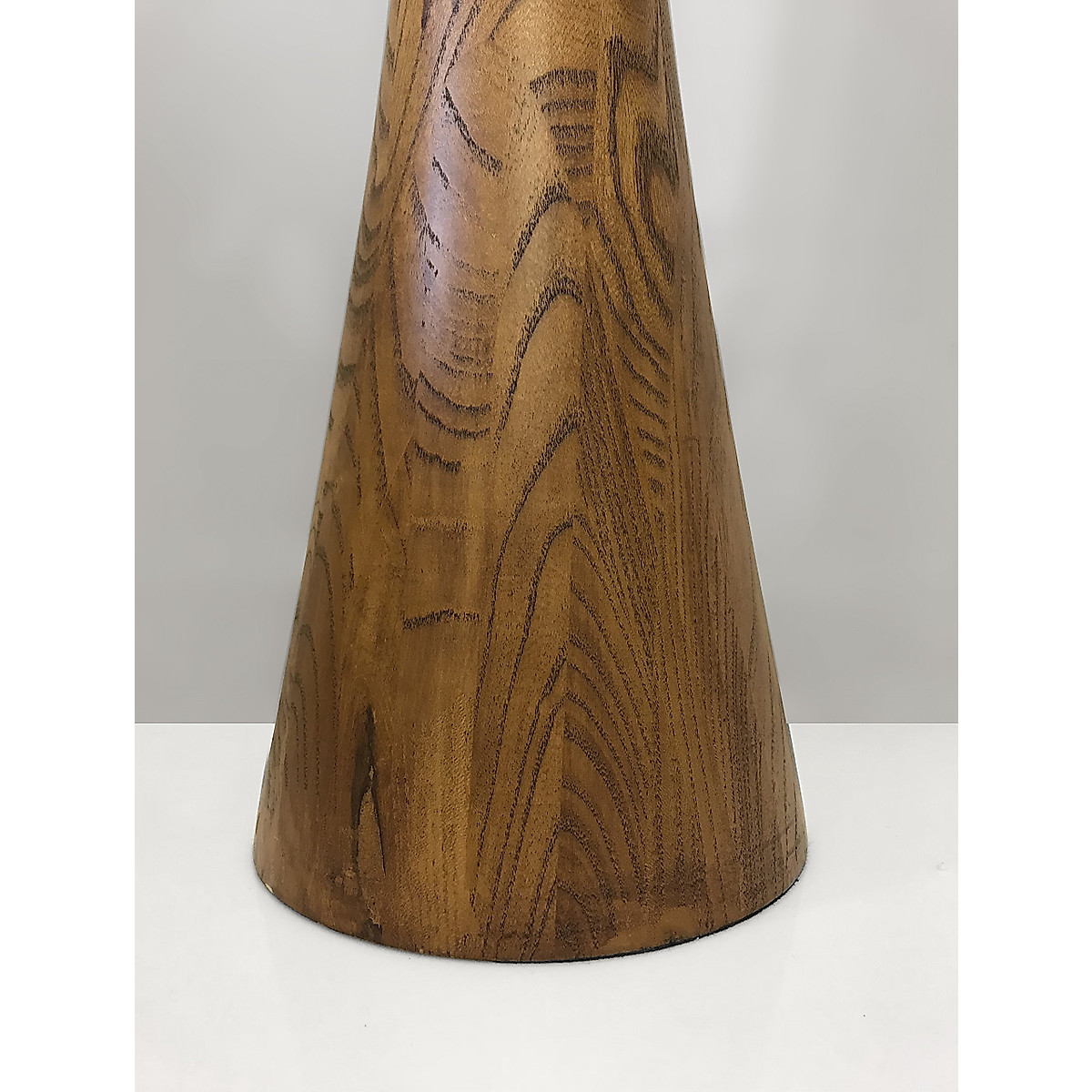 Adesso Home 3201-15 Contemporary Modern One Light Floor Lamp from Espresso Collection in Bronze/Dark Finish, 10.00 inches, Walnut Poplar Wood