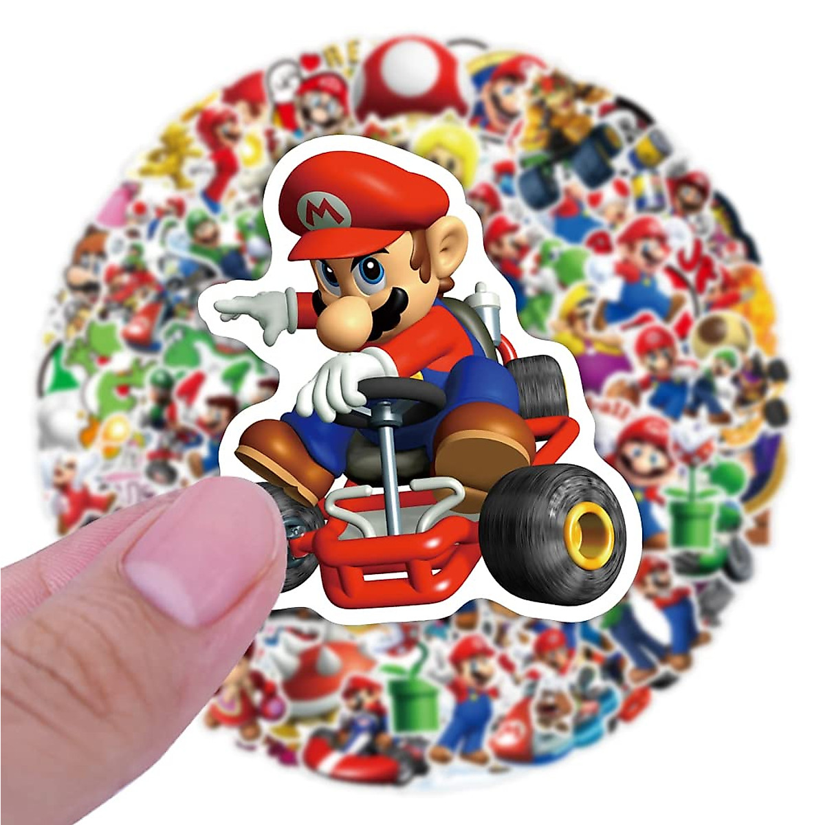 100Pcs Cartoon Stickers Pack, Cool Video Game Stickers Waterproof Vinyl Stickers for Water Bottle Laptop Luggage Skateboard Bike Decals for Kids Teens
