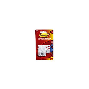 Command Strips 17002 Small Hooks with Command Adhesive