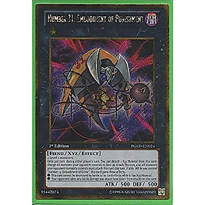 Yugioh PGLD-EN024 Number 31: Embodiment of Punishment Gold Secret Rare Card .HN#GG_634T6344 G134548TY53337