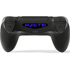 Printed 2X LED Personalised Custom Light Bar Decal Sticker Compatible with Sony Playstation 4 PS4 Controller DualShock 4