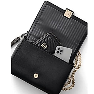 Victoria's Secret Black Blush Colorblock The Victoria Medium Shoulder Bag (Black Blush Colorblock)