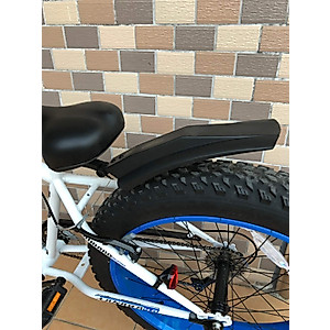 WIROJ BlueSunshine Fat Tire Bike Fenders, 26 inch Snow Bicycle Bike Front Rear Mudguard Cycling Bike Fender for Mountain Bike