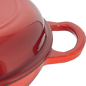 Backcountry Iron Enameled 2.25 Quart Signature Cast Iron Braiser with Lid