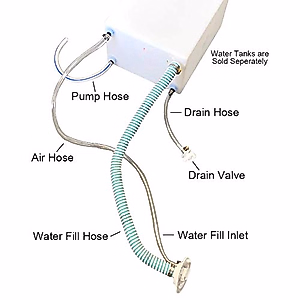 A.A Fresh Water Tank Accessory Hose Connection Kit - RV, Concession, Trailer, Camper