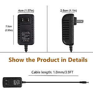 CJP-Geek 12V 2A AC Adapter Power Compatible with Petsafe Wireless Fence IF-100 Pet Containment System