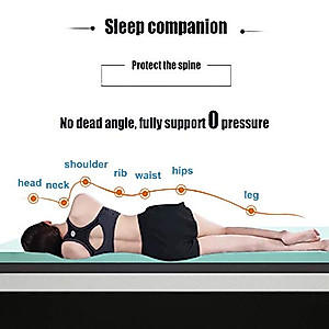 TEKAMON 3 Inch Memory Foam Mattress Topper California King Size,High Density Gel-Infused Cooling Foam Mattress Topper,with Removable & Washable Bamboo Fiber Cover