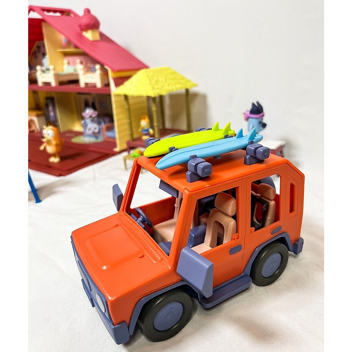 Bluey New 2023 Ultimate Mega Set | 40 Piece 4 Sets in one mega playset | Complete & Extended Heeler Family & Friends 14 Character Figures