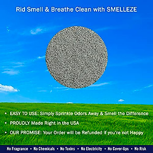 SMELLEZE Natural Ethylene Absorbent Granules – 4 mm: 2 lb. Bottle