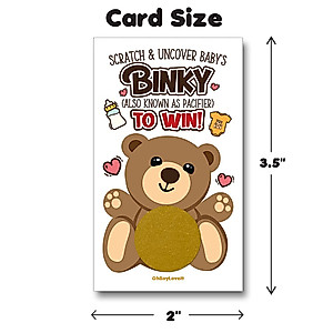 Oh Boy Love It Baby Shower Scratch Off Game (Teddy)