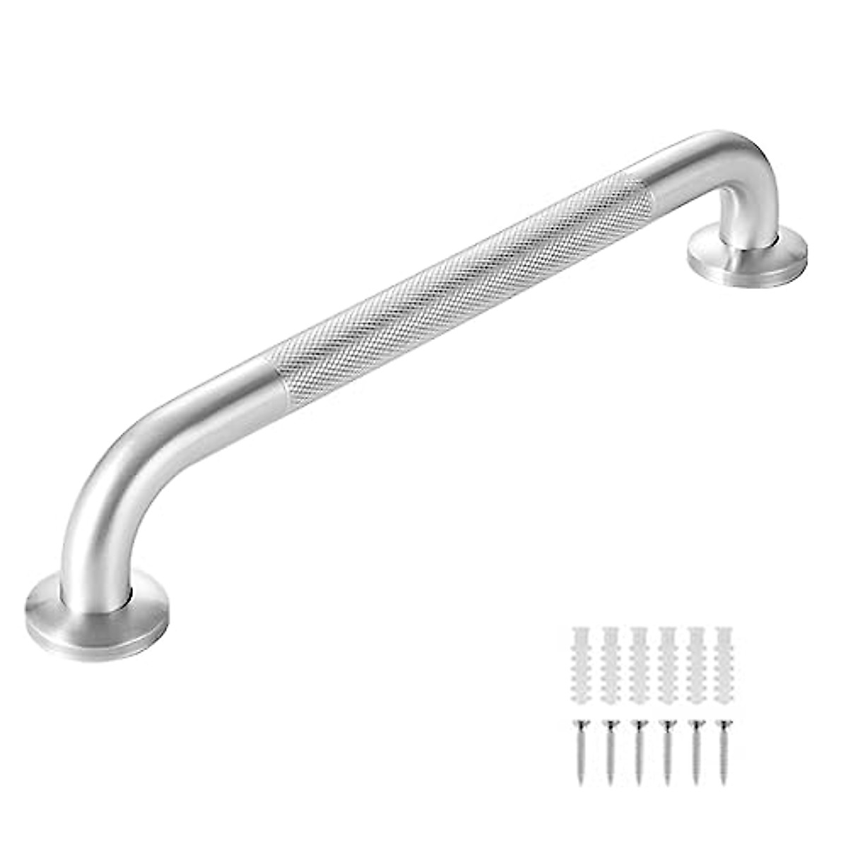 Stainless Steel Slip Shower Safety Support Handle Towel Rack for Bathroom Bathtub Kitchen Come with Mounted Screws