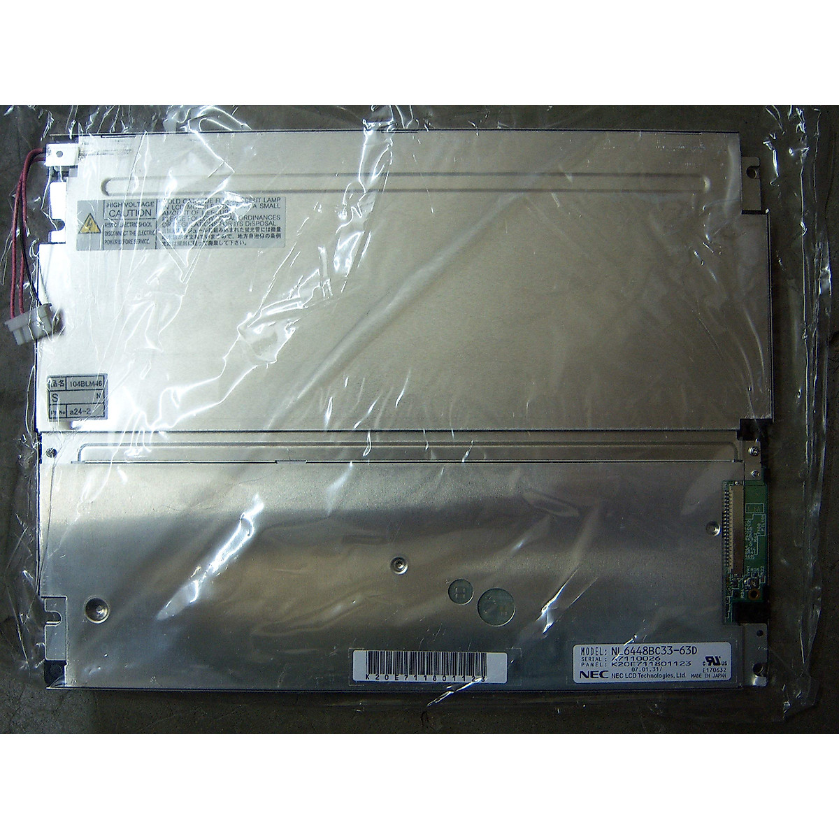 EBESTPANEL New NL6448BC33-63D 10.4 inch LCD Panel Screen