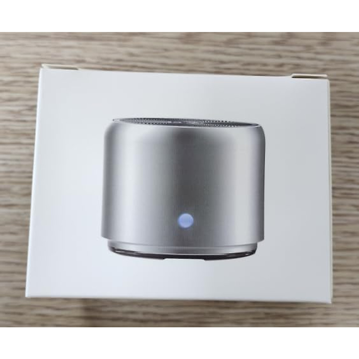 Travel Case Packed, Wireless Mini Bluetooth Speaker with Custom Bass Radiator. EWA A106, Small But Loud, The Next Generation of Portable Speakers for Home, Outdoors, Shower (Silver)1.89* 1.57 inches