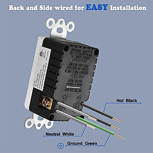 Tuya APP Smart WiFi Outlet with USB Port, 5V 2.4A USB Charger Outlet Compatible with Alexa, Google Assistant, ETL&FCC Listed, KS-15T/WU, White (2 Pack)