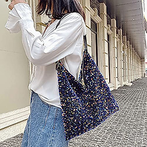Women Glitter Sequin Shoulder Tote Bag Girls Large Capacity Shiny Shopping Bag Pouch