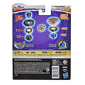 BEYBLADE Burst Surge Dual Collection Pack Hypersphere Lord Hydrax H5 and Slingshock Spiral Treptune T4 Battling Game Top Toys