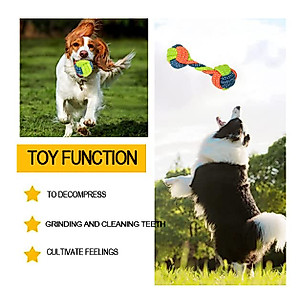 YOOCIZ Tough Dog Toys for Aggressive Chewers, Large Dog Toys with Larger Knot Rope Toys Interactive Dog Chew Toy for Small, Medium & Large Breed…