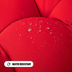 ARTPLAN Outdoor 48 Inch Bench Cushion Tufted for Outdoor Furniture, 48"x18"x4" Wicker Patio Loveseat Cushion All Weather,Red