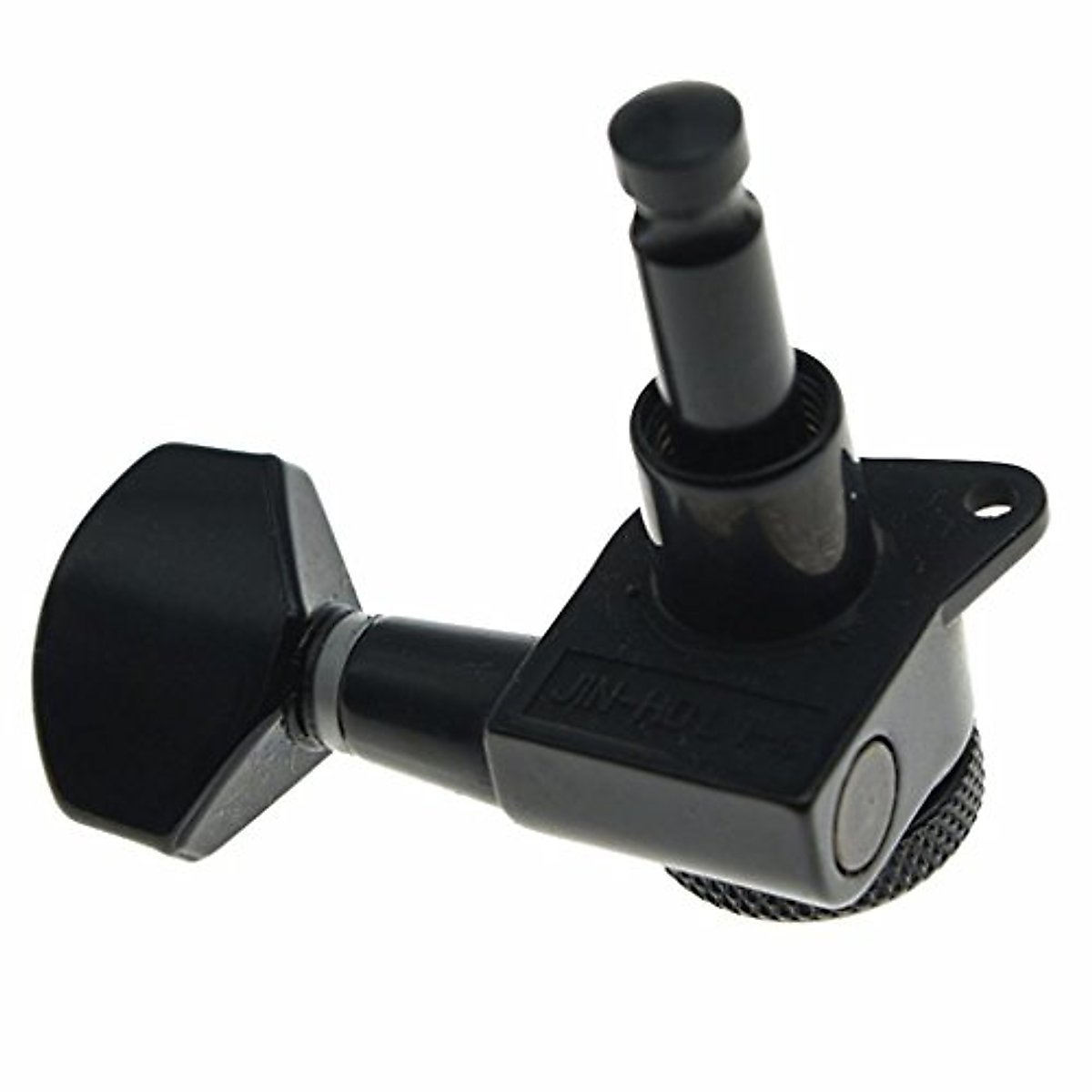Dopro Black Locking Guitar Tuners Left Handed 6 Inline Tuning Keys Machine Heads Korea Made