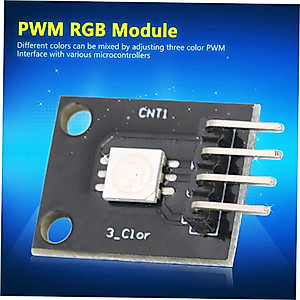 haillusty Create Stunning RGB Light Effects with This KY-009 SMD Board - DIY Electronic Kit with 3 Color Light and PWM Modulator a PCB Board - Compatible with 5V Power Supply