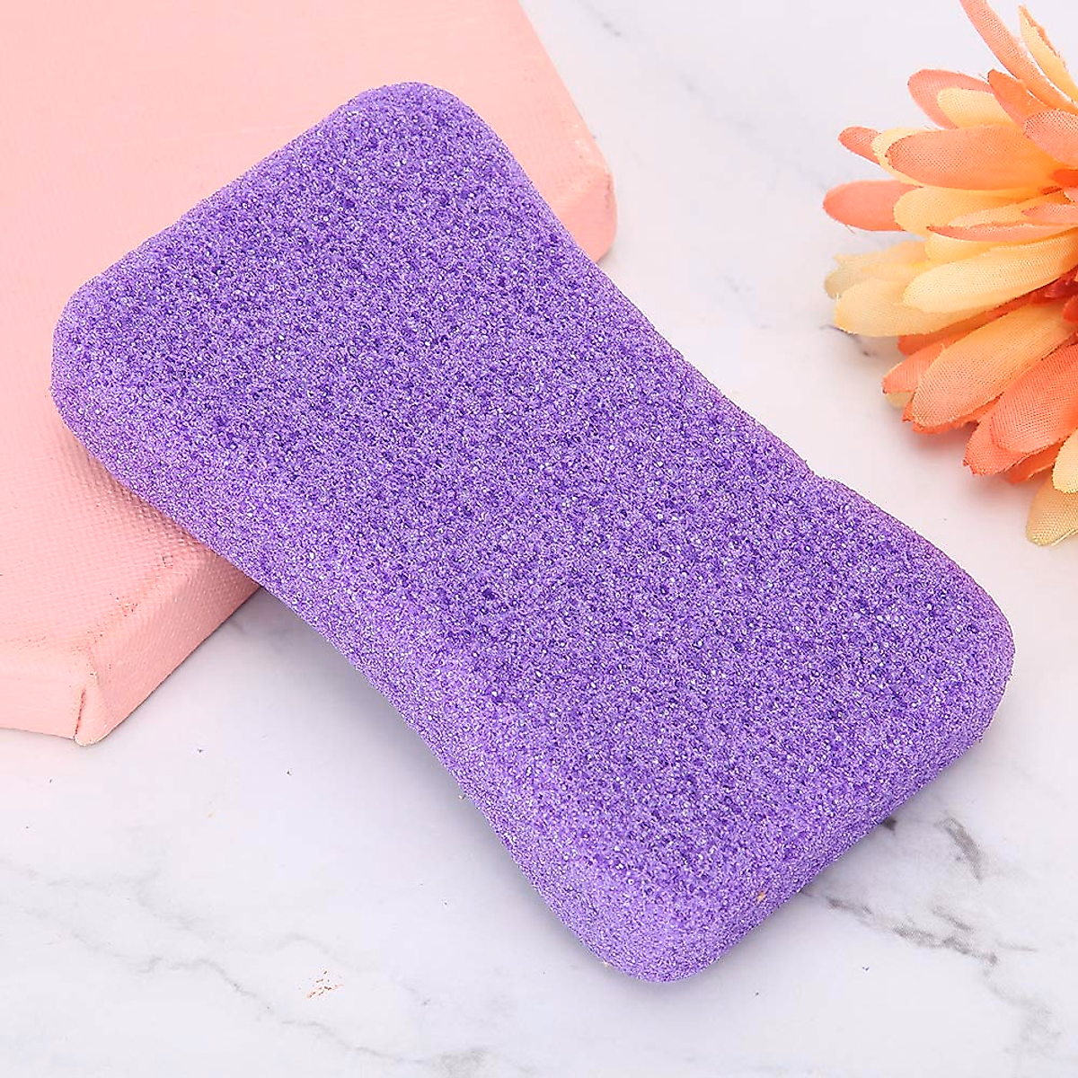 Pumice Stone for Feet, 4pcs Callus Remover and Foot Scrubber Pedicure Exfoliator Tool Hard Skin Callus Remover and Scrubber Portable Foot File Exfoliation to Remove Dead Skin()