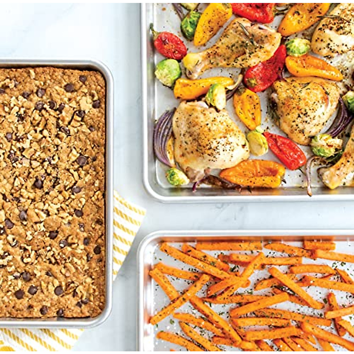 Nordic Ware 3 Piece Baker's Delight Set, 1 Pack, Aluminum