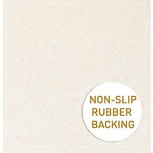 JREDDI Chair Cushions for Dining Chairs Set of 4 - Linen Kitchen Chair Cushions Set of 4, Dining Chair Cushions Set of 4, Chair Pads with Ties for Home Kitchen Office Decor (Beige, Hard Cotton)