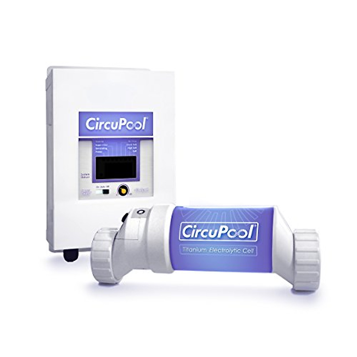 CircuPool® Universal40 Saltwater Chlorinator - Complete System with 40k-Gallon Max Cell - Compatible with existing Systems,Titanium Cell & 4 Year Warranty
