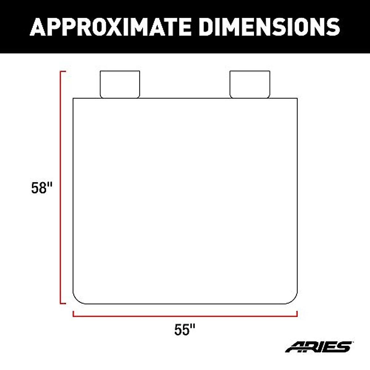 ARIES 3146-01 Seat Defender 58-Inch x 55-Inch Grey Waterproof Universal Bench Car Seat Cover Protector