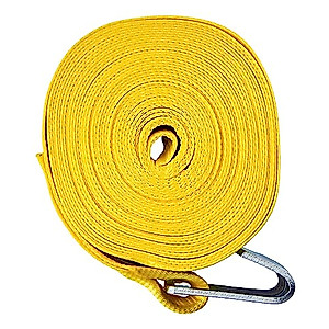 Keeper - 4" x 40’ Winch Strap With Flat Hook - 5,000 lbs. Working Load Limit And 15,000 lbs. Break Strength