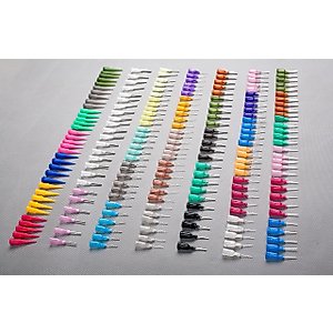 SummitLink Huge Assortment of 200 pcs Combo Needle Tips Multi Purpose Precision Applicator fit on Standard Syringe