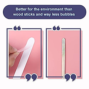 HTVRONT Stir Sticks for Epoxy Resin, 20PCS PVC Mixing Sticks, 4 Colors Reusable Plastic Stirring Sticks for Mixing Resin, Epoxy, Liquid, Paint, Molds, DIY Crafts