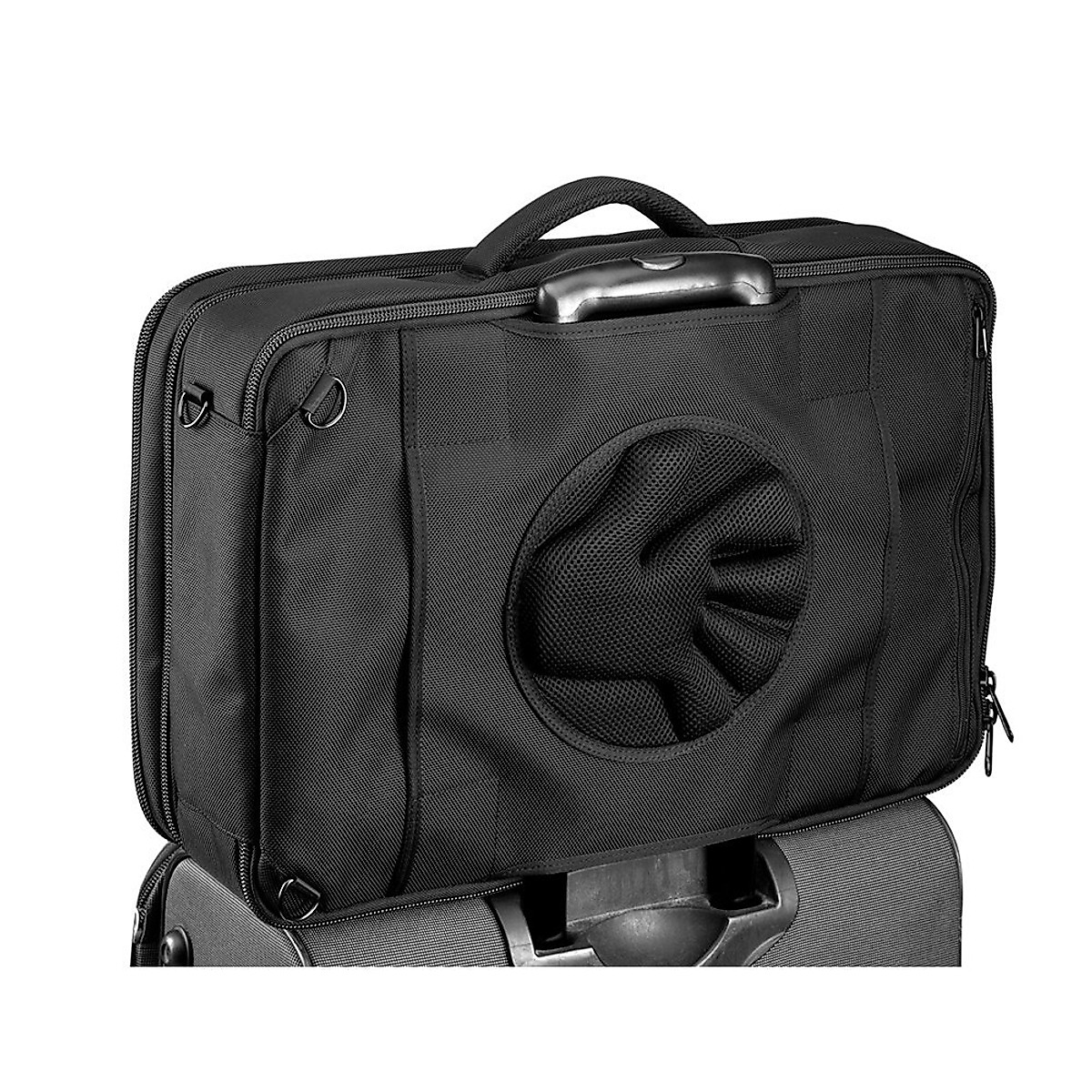 SLAPPA Pivot Expandable 18.4" Laptop Backpack + Shoulder bag - Checkpoint Friendly - Fits 17", 18" and 18.4" Laptops