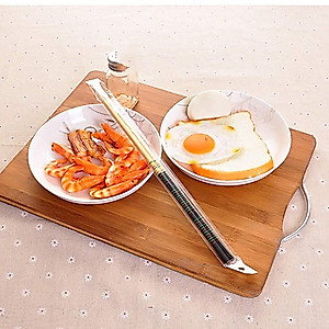 chop sticks,Reusable Chopsticks Cooking Chopsticks， Japanese Wooden Extra Long Reusable Bamboo Chopsticks Non Slip For Hot Pot, Noodle,Deep Frying,13inch (Size : 5pairs)