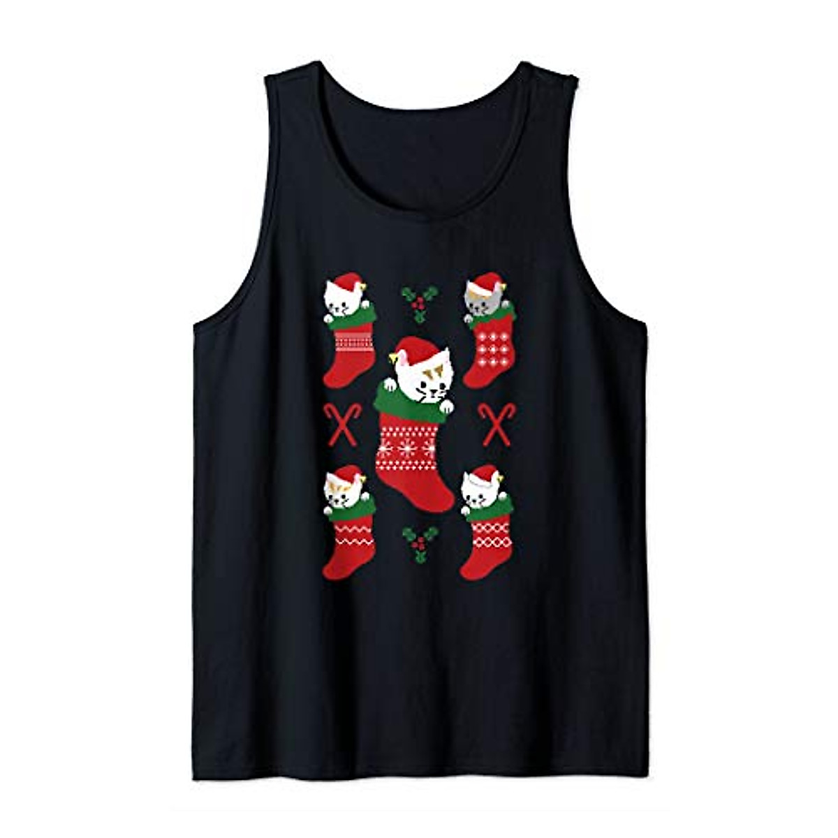 Christmas Kitties Stocking Stuffers Tank Top